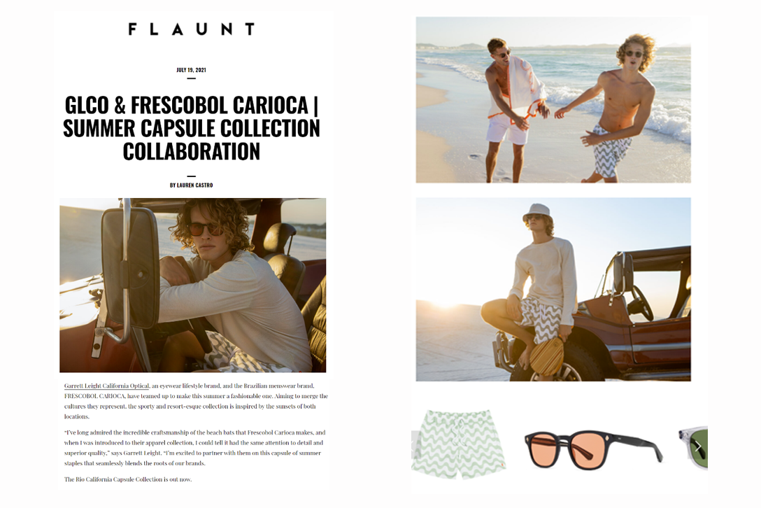 Flaunt July 2021 – Garrett Leight