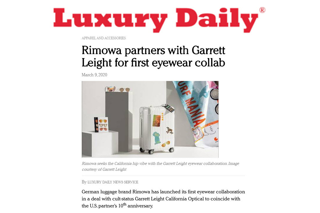 Luxury Daily March 2020 – Garrett Leight