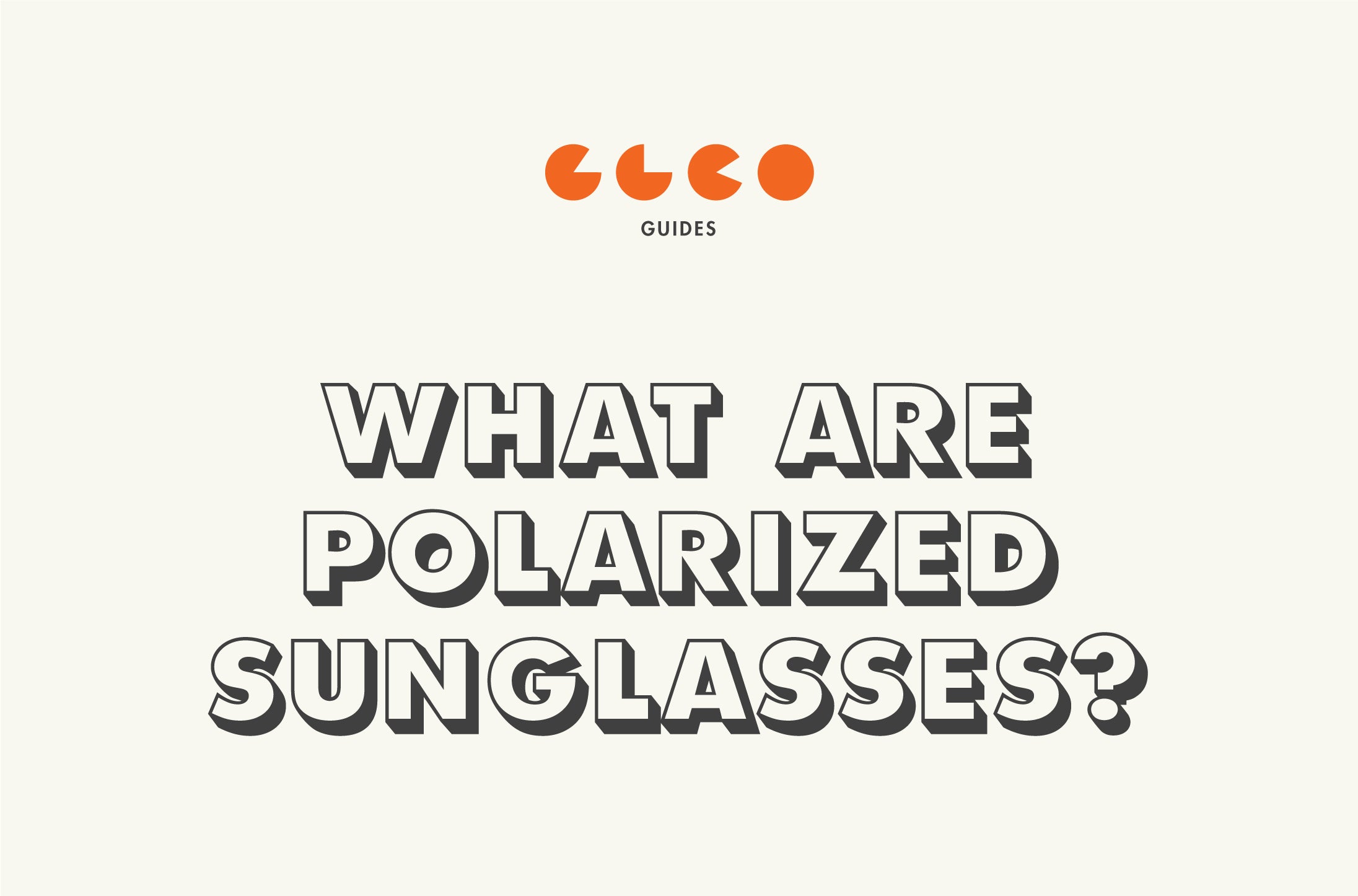 What are Polarized Sunglasses? | Garrett Leight – Garrett Leight